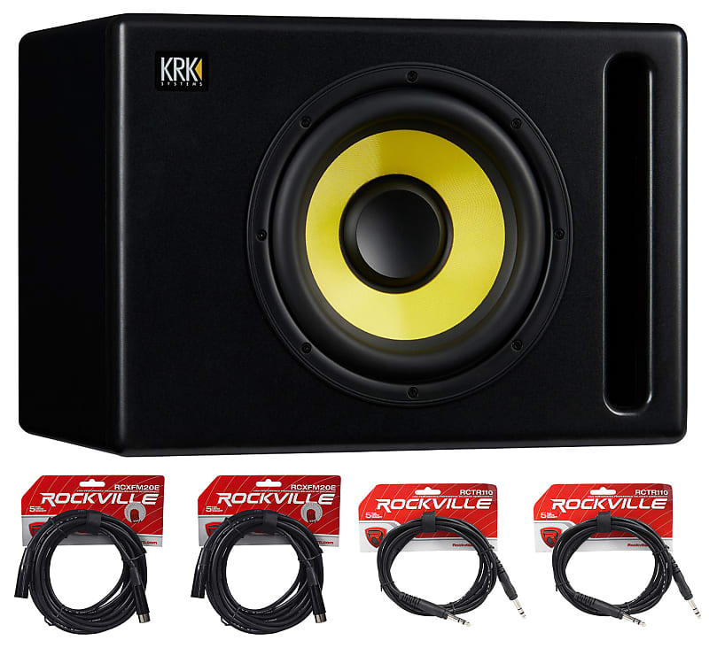KRK S10.4 10" Powered Studio Subwoofer Generation 4 S10 Sub | Reverb
