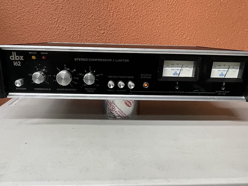 dbx Model 162 Stereo Compressor/Limiter VINTAGE 1980 | Reverb