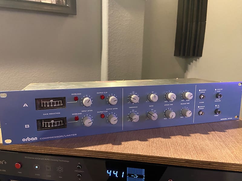 Orban 414A dual Compressor 1982 Blue | Reverb