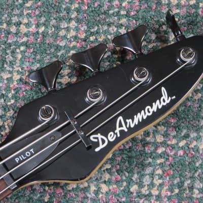 2000 DeArmond by Guild Pilot 4 String Bass Red! w/gigbag | Reverb