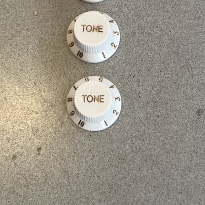 Guitar Tech Control Knobs ~ Black/Silver | Reverb UK