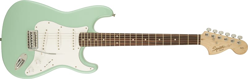 Squier 0370600557 Affinity Series Stratocaster Surf Green | Reverb