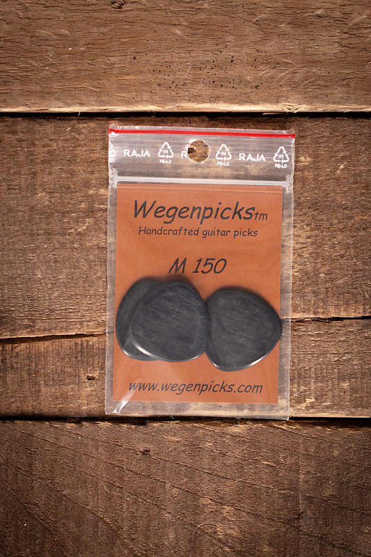 Wegen M150B 1.5mm Mandolin Picks, 3pk Black | Reverb