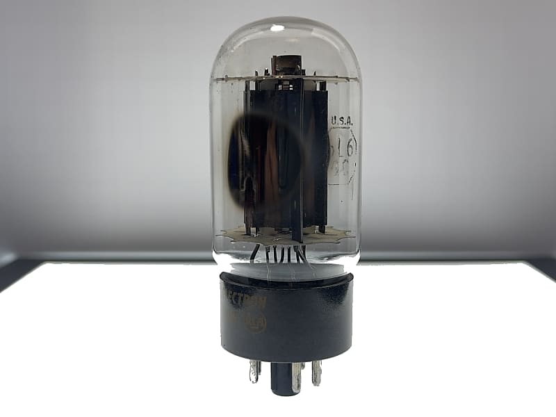 RCA 6L6-GC | Vintage Black Plate | D Getter Tube 1960s | Reverb UK