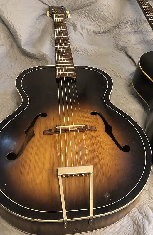 Harmony Master USA Archtop Tiger Stripe Birch 1950's - | Reverb
