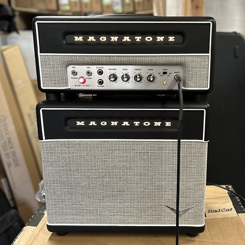 Magnatone Baby M-80 Head & 1x10" Cab Bundle w/ Covers & | Reverb