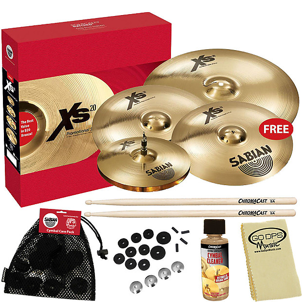Sabian XSR5005GB XSR Performance Set with Free 18" Fast Crash | Reverb