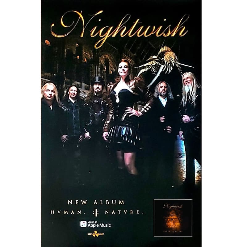 Nightwish Human II Nature Ltd Ed RARE Tour Poster! WITHIN | Reverb