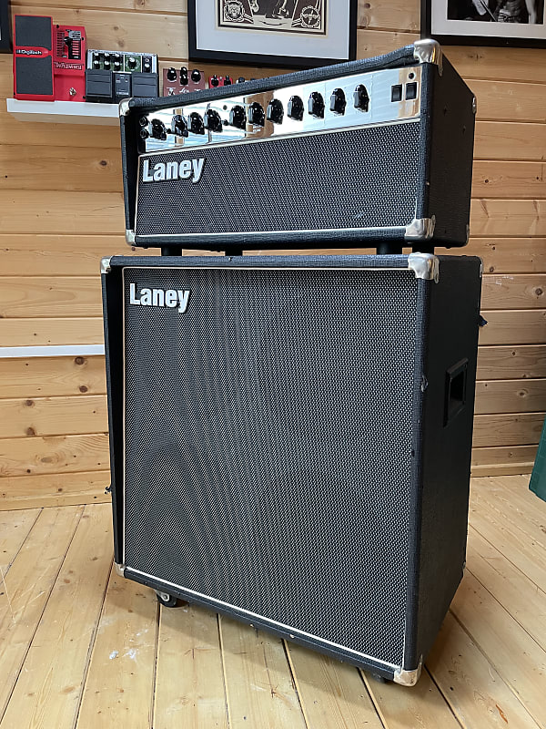 Laney LH50R Valve head and matching 4x10 cab | Reverb