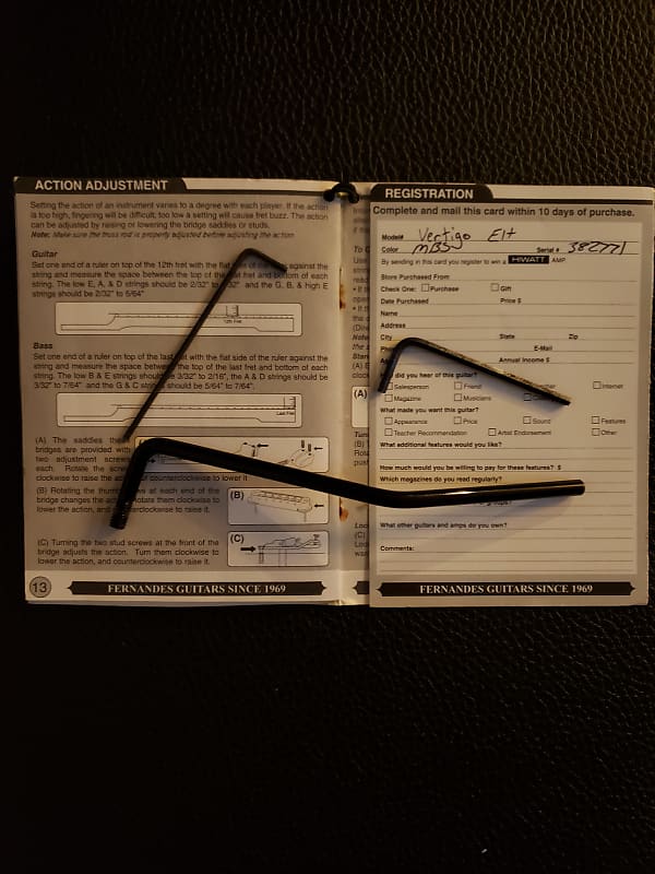 Rare Fernandes Vertigo Elite in Satin Black w/sustainer | Reverb