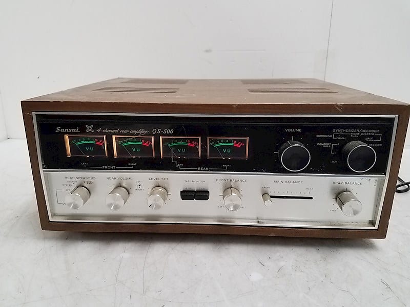 Sansui QS 500 4 channel rear amplifier Free Shipping | Reverb