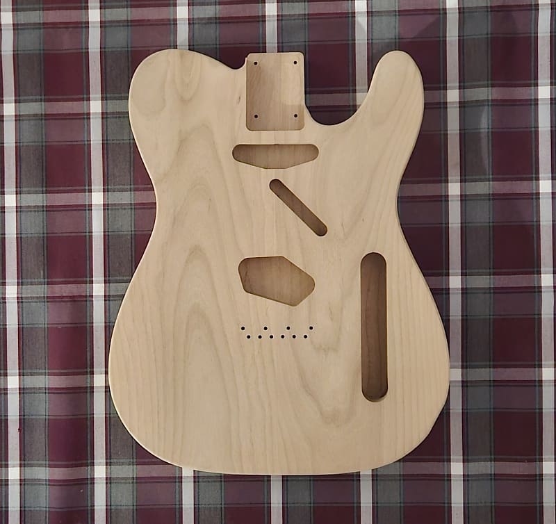Woodtech Routing - 2 pc Alder Telecaster Body - Unfinished | Reverb