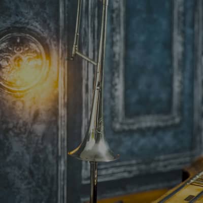 Buescher Trombone True Tone "The 400" 1930s - 1950s Silver | Reverb