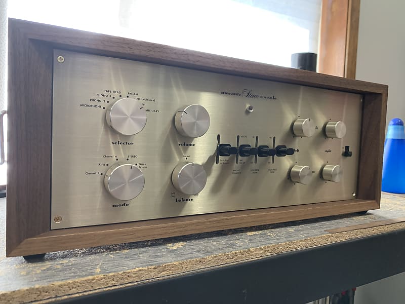 Marantz 7C 1968 Champagne, Walnut Cabinet, 100% all original | Reverb
