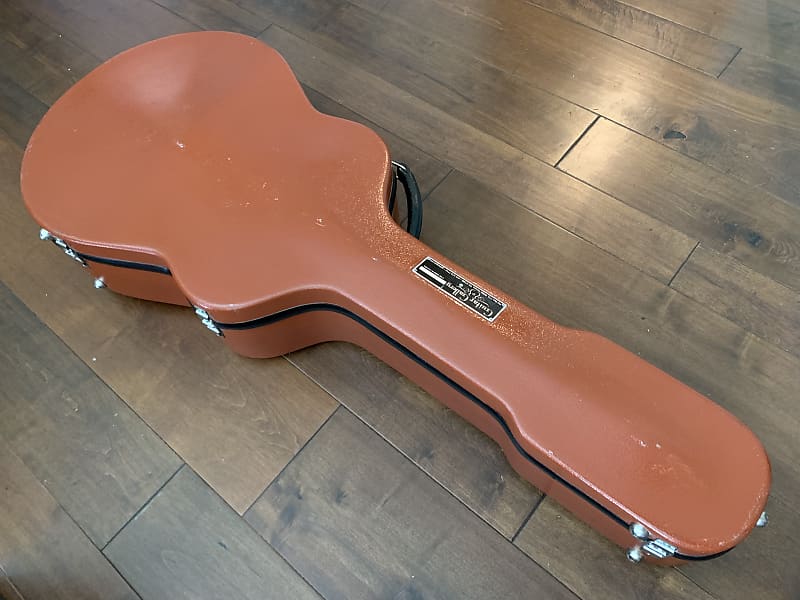 Calton Guitar Case OM - Burnt Orange | Reverb