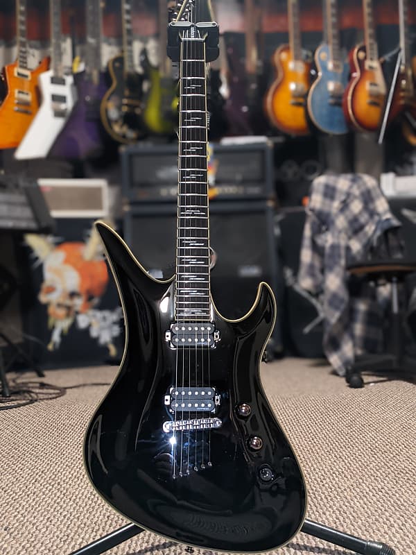 Schecter Avenger BlackJack 2020 Gloss Black | Reverb