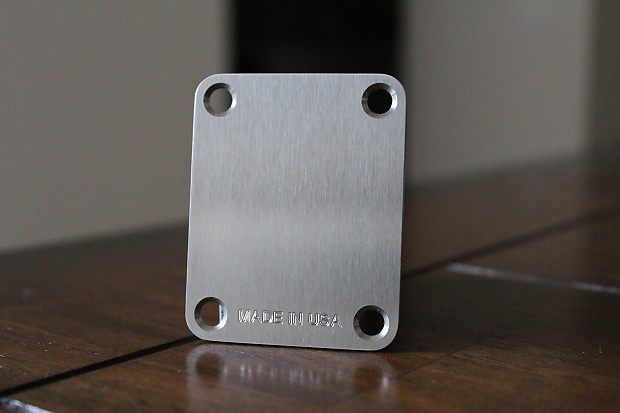 Forney Custom Strat or Tele Neck Plate with Made in USA | Reverb