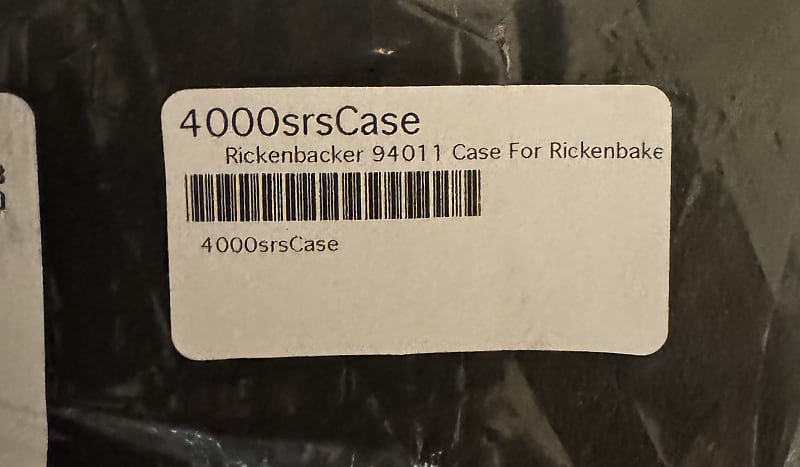 Rickenbacker 4000 SRS 2024 - Black | Reverb