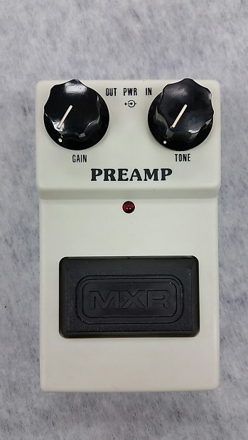 MXR Preamp Guitar Pedal White | Reverb