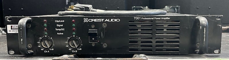 Crest Audio Pro Series 7001 Power Amplifier 7001 - Black | Reverb