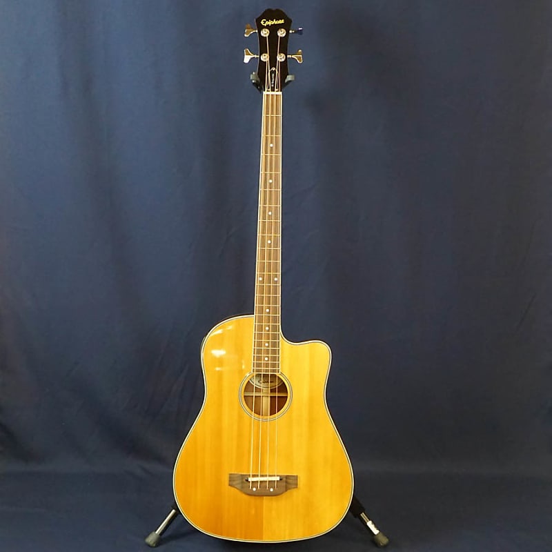 Epiphone El Segundo Acoustic Electric Bass Natural - Used | Reverb