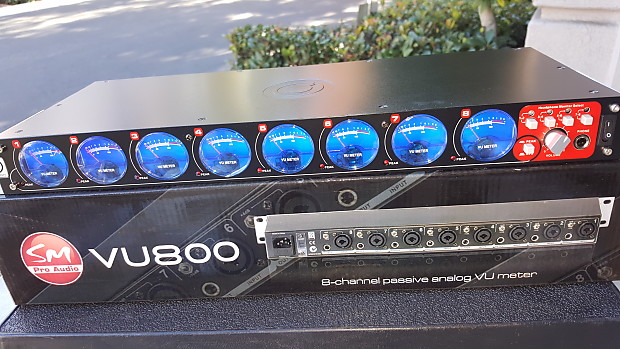SM-PRO-Audio-VU800-8-CHANNEL-PASSIVE-VU-AUDIO-RACK | Reverb