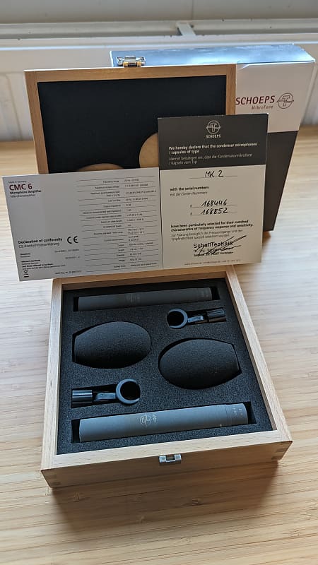 Schoeps CMC6 MK2 omni microphones - matched pair stereo | Reverb UK