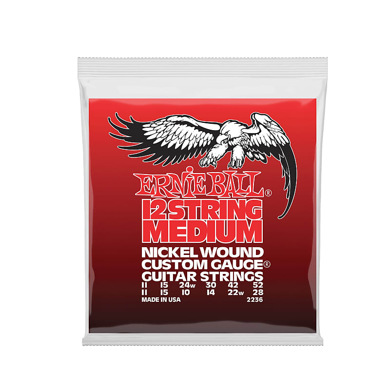 2236 Ernie Ball Electric 12 String NIckel Wound 11-52 Gauge | Reverb