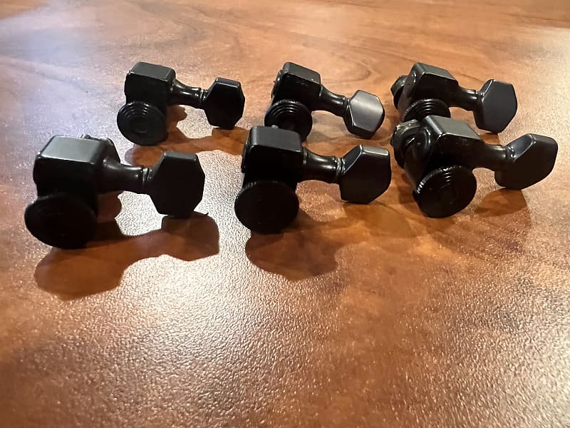 Sperzel Locking Tuners - 6 in line Black | Reverb