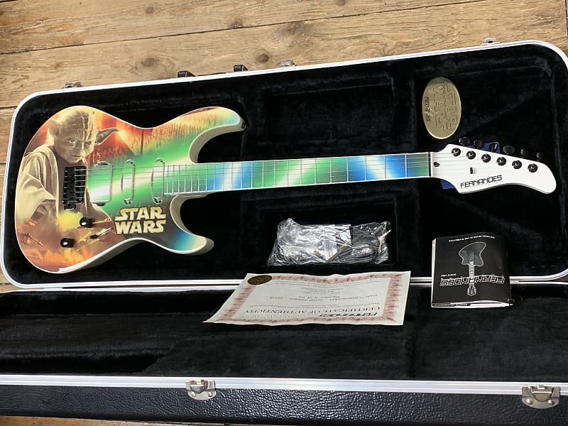 2002 Fernandes Stars Wars Yoda Retrorocket Guitar | Reverb