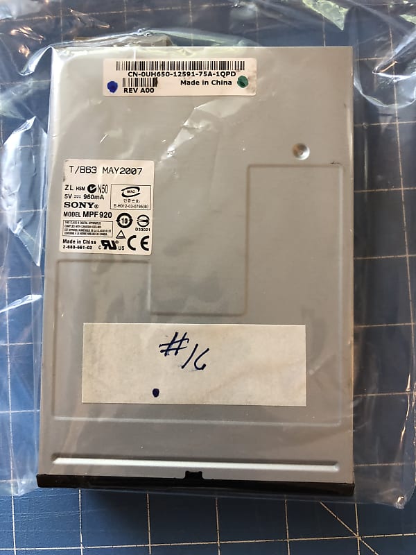 Korg SY85 3.5" Floppy Disk Replacement Drive #16 2000s Black | Reverb