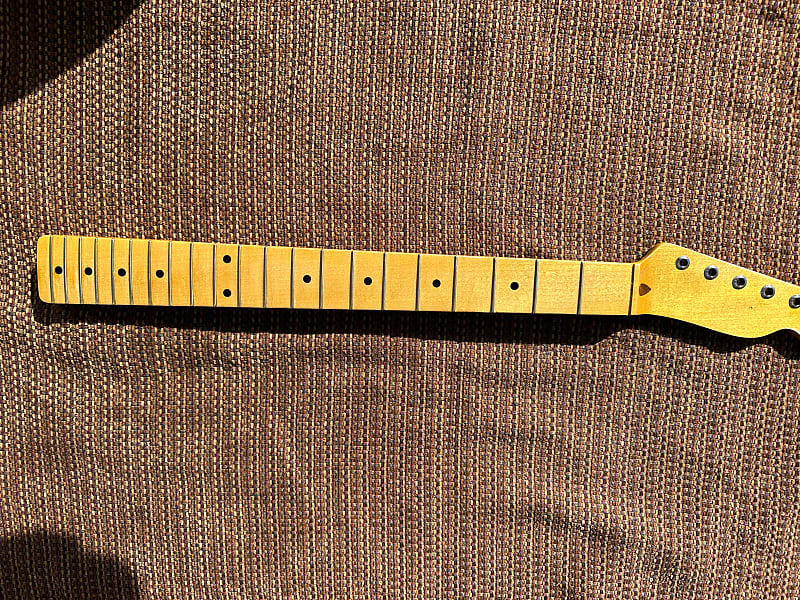 Allparts Rift-sawn Fat Telecaster Neck 2023 - Hand Finished | Reverb