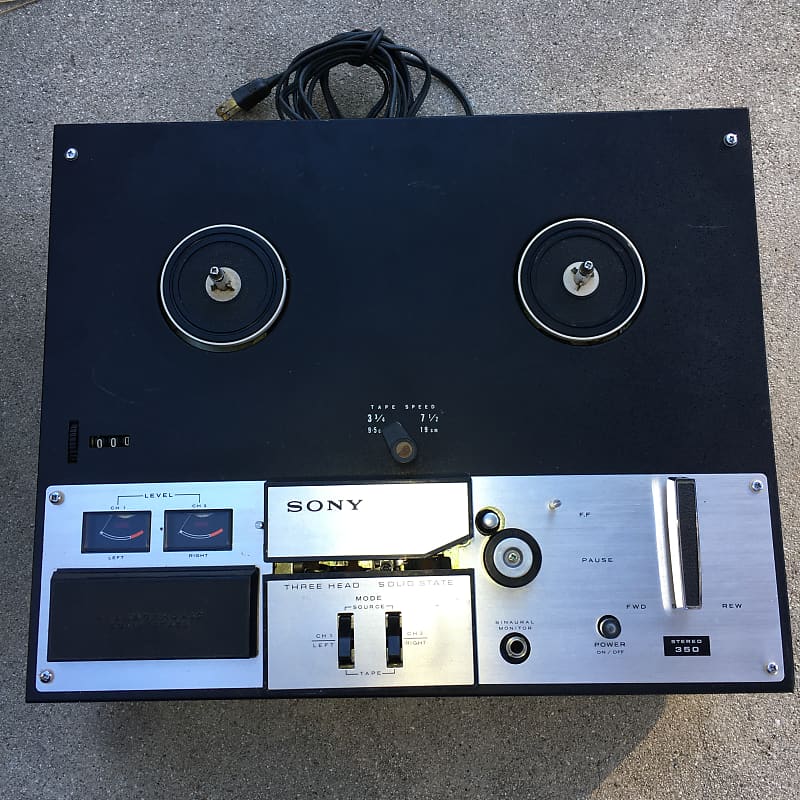 Sony TC-350 ~ Vintage Reel To Reel Player Recorder ~ 1/4” ~ | Reverb