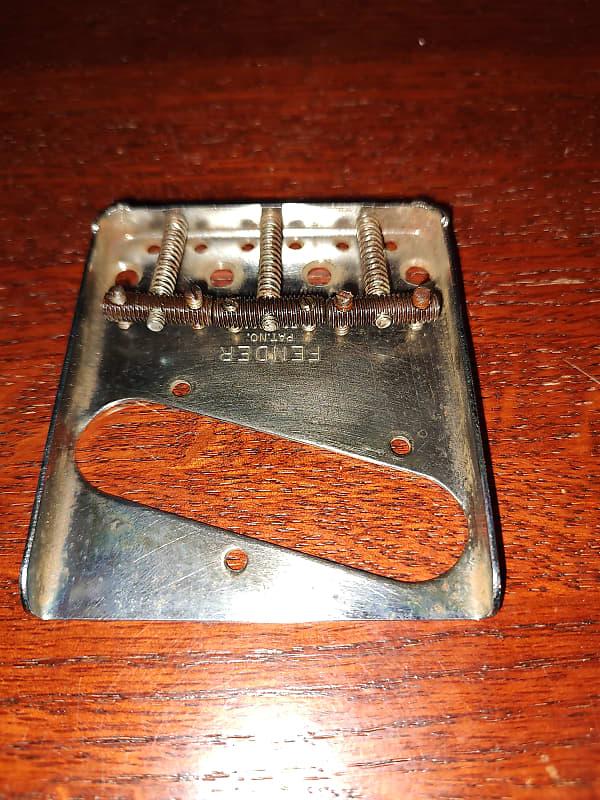 Fender Telecaster Bridge with original Saddles | Reverb