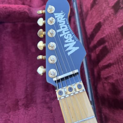 90’s Washburn Steve Stevens SS40 guitar with hard shell case | Reverb