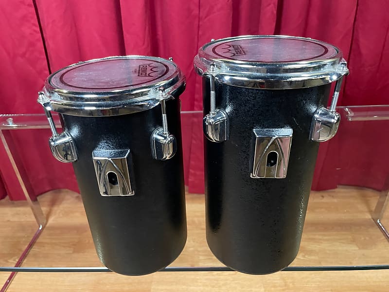 Tama 11" & 11.75" Octoban Drums Black - 280mm & 301mm | Reverb