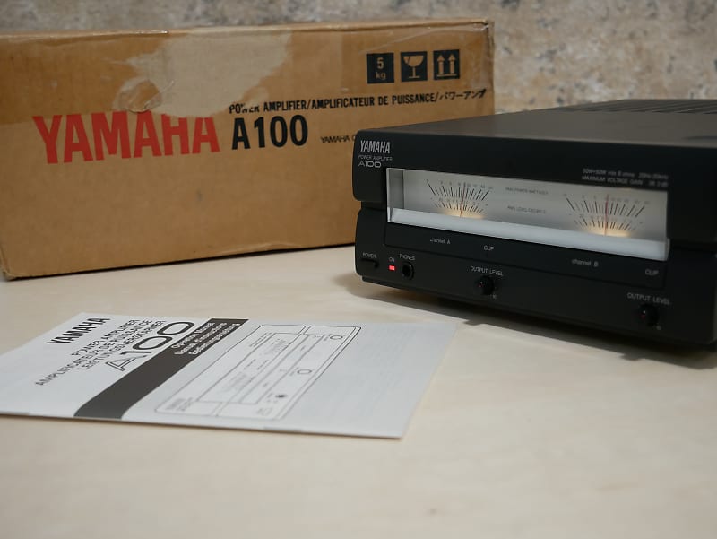 Yamaha • A100 Stereo Power Amplifier for NS-10 (1989) *MINT | Reverb