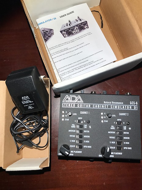 A/DA GCS-6 Stereo Guitar Cabinet Simulator DI | Reverb