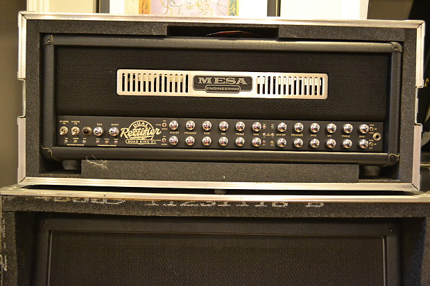 Mesa Boogie Road King II Half Stack in Road Cases Black | Reverb