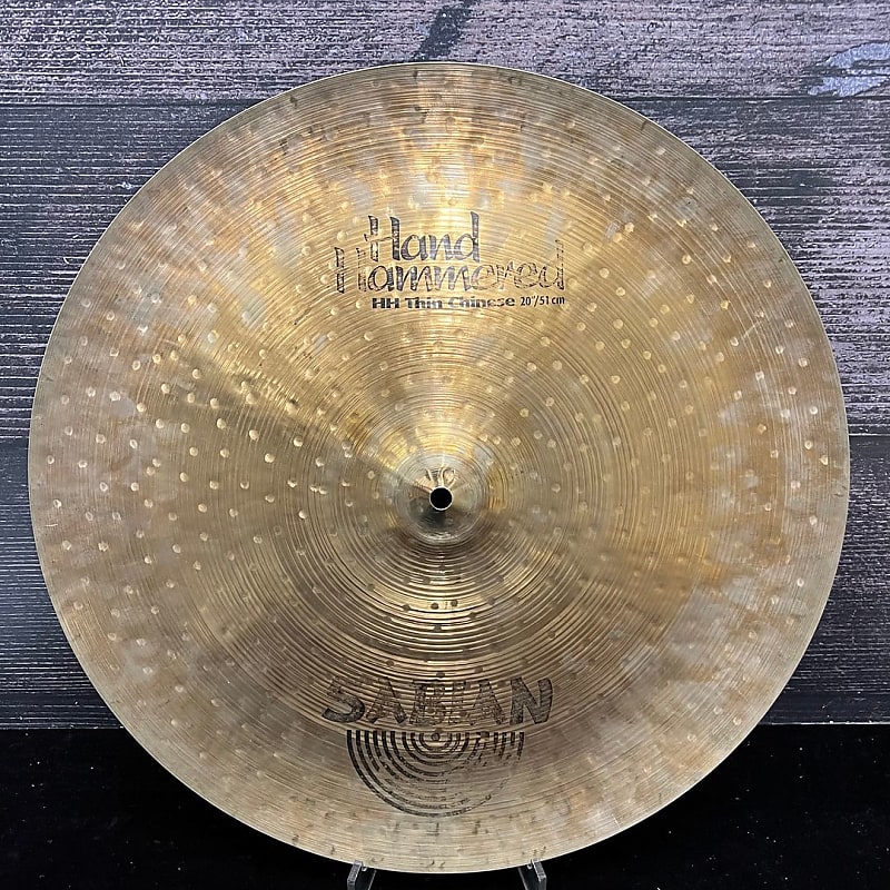 Sabian 20" HH Hand Hammered Thin Chinese Cymbal (1996-1998) | Reverb