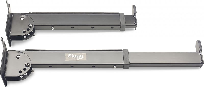 Telescopic keyboard display arms for slat wall mounting | Reverb