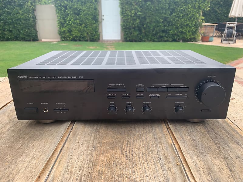 Yamaha RX-360 Stereo Receiver AM/FM Digital Tuner Phono Input | Reverb