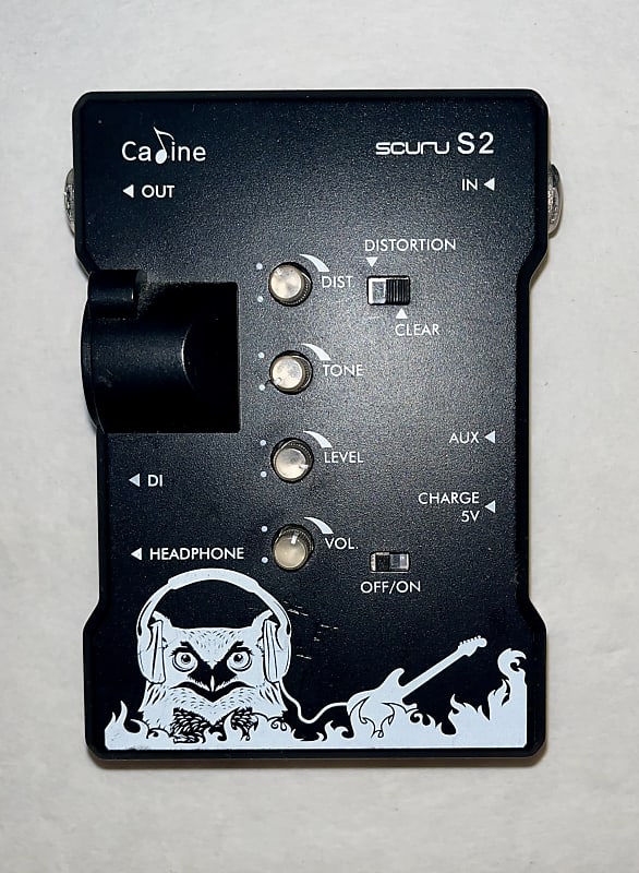Caline Scuru S2 Rechargeable Preamp/DI Headphone Amp Pedal | Reverb