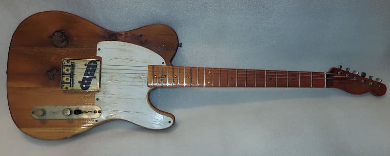 Custom Built Telecaster Esquire 2020 Relic Knotty Natural | Reverb
