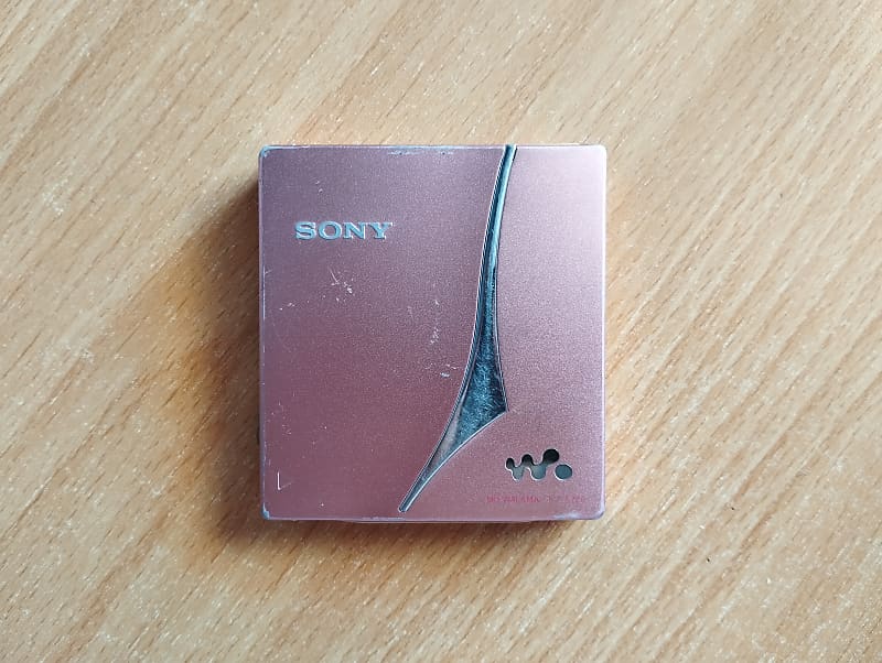 Sony Walkman Portable mini disc Player MZ- E720 plum red | Reverb