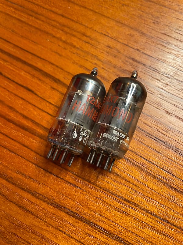 Matched Pair of Vintage NOS Mullard Hammond 12AX7 Vacuum | Reverb