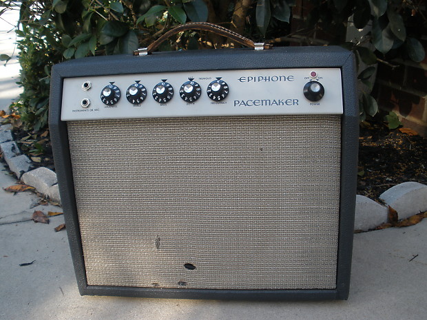 Vintage 1966 Epiphone EA-50T Pacemaker Tremolo Tube Amp Combo | Reverb