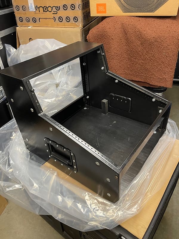 Custom table top slant mixer rack 1990's - Black | Reverb