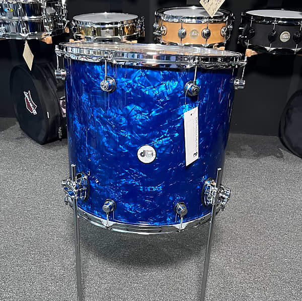 DW Design Series 16x18" Floor Tom in Deep Blue Marine | Reverb