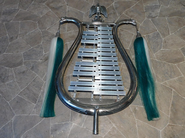 gorgeous JOSEF KLIER Schellenbaum Chorlyra EAGLE marching | Reverb